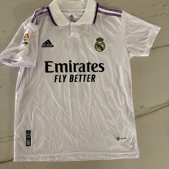 adidas | Shirts | Authentic Real Madrid Karim Benzema Kit Jersey Size M ...